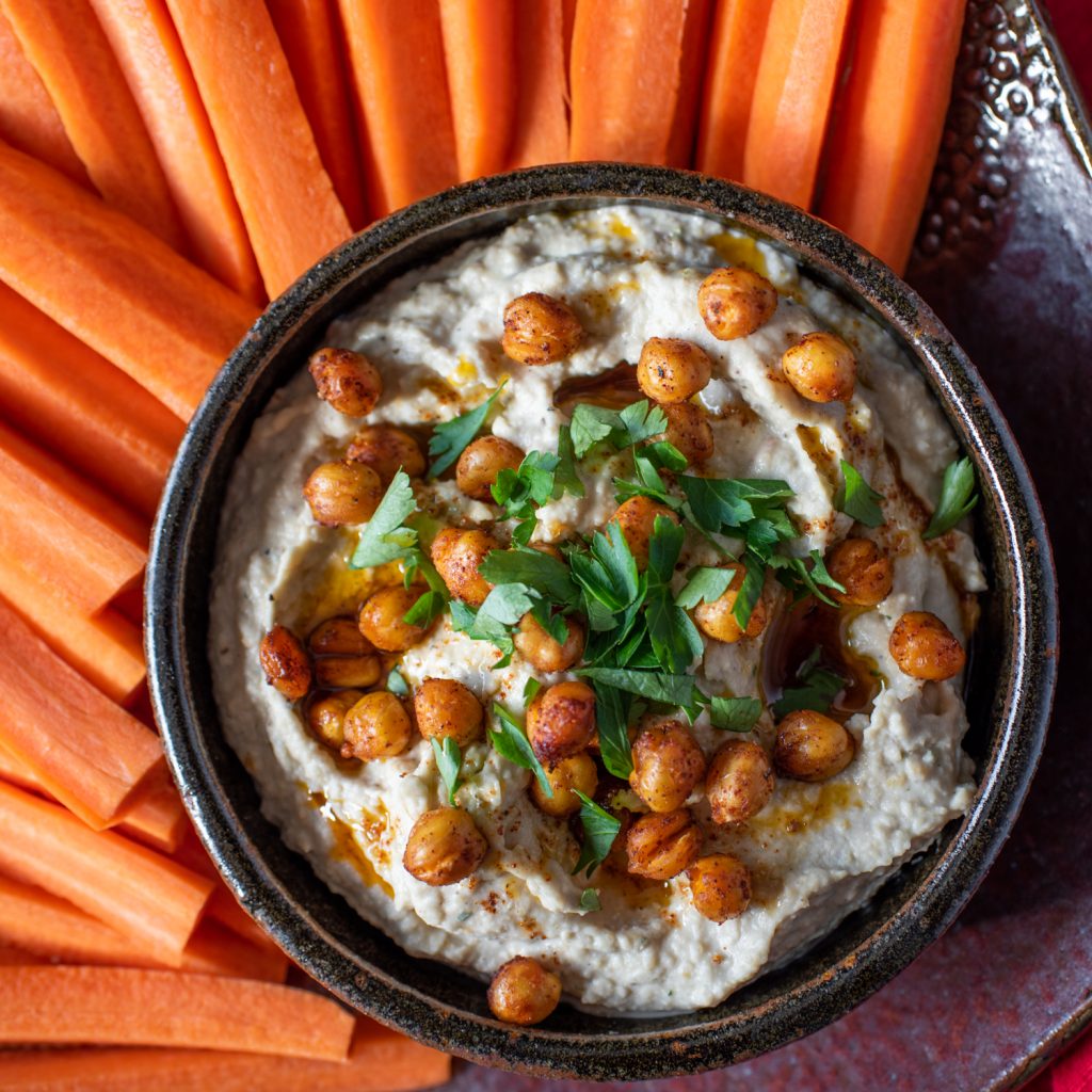 Hummus with Smoked Salt, Pepper, & Paprika from Bourbon Barrel Foods